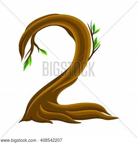 Woody Number Two Vector & Photo (Free Trial) | Bigstock