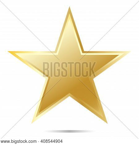 Elegant Gold Star. Vector & Photo (Free Trial) | Bigstock