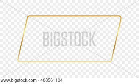 Gold Glowing Rounded Vector & Photo (Free Trial) | Bigstock