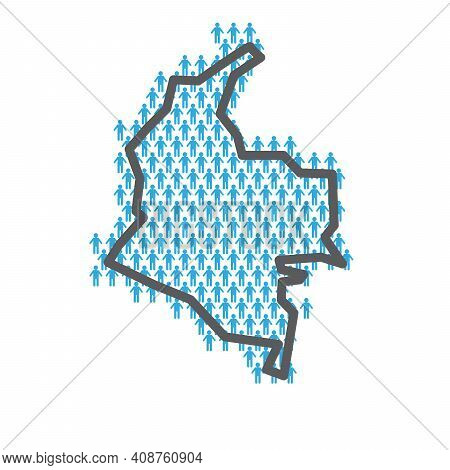 Colombia Population Vector & Photo (Free Trial) | Bigstock
