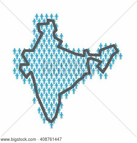 India Population Map Vector & Photo (Free Trial) | Bigstock