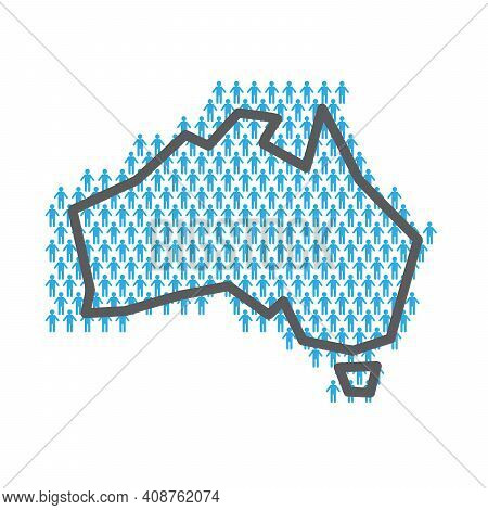 Australia Population Vector & Photo (Free Trial) | Bigstock