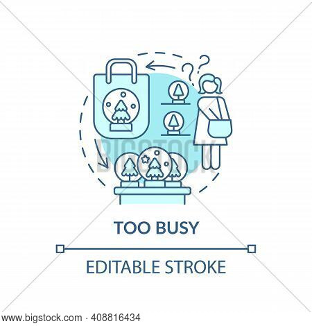 Busy Concept Icon. Vector & Photo (Free Trial) | Bigstock