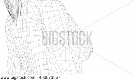 Wireframe Female Vector & Photo (Free Trial) | Bigstock
