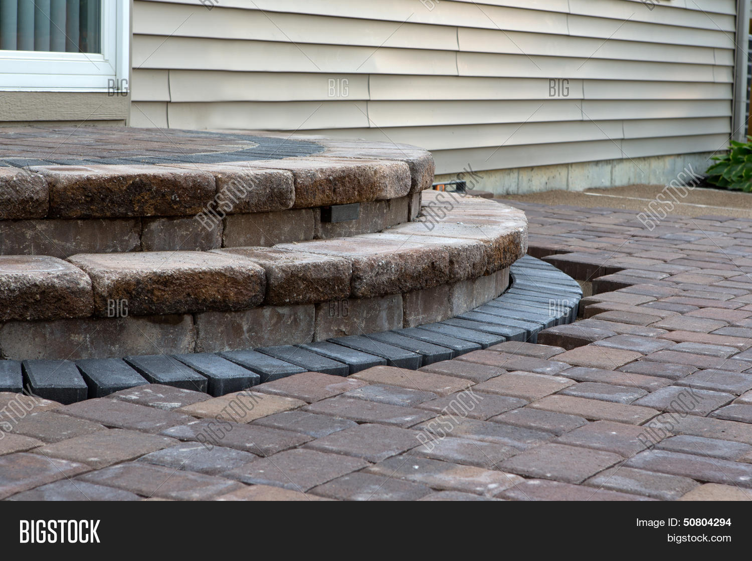 Patio Steps Side View Image & Photo (Free Trial) | Bigstock
