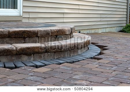 Patio Steps Side View Image & Photo (Free Trial) | Bigstock