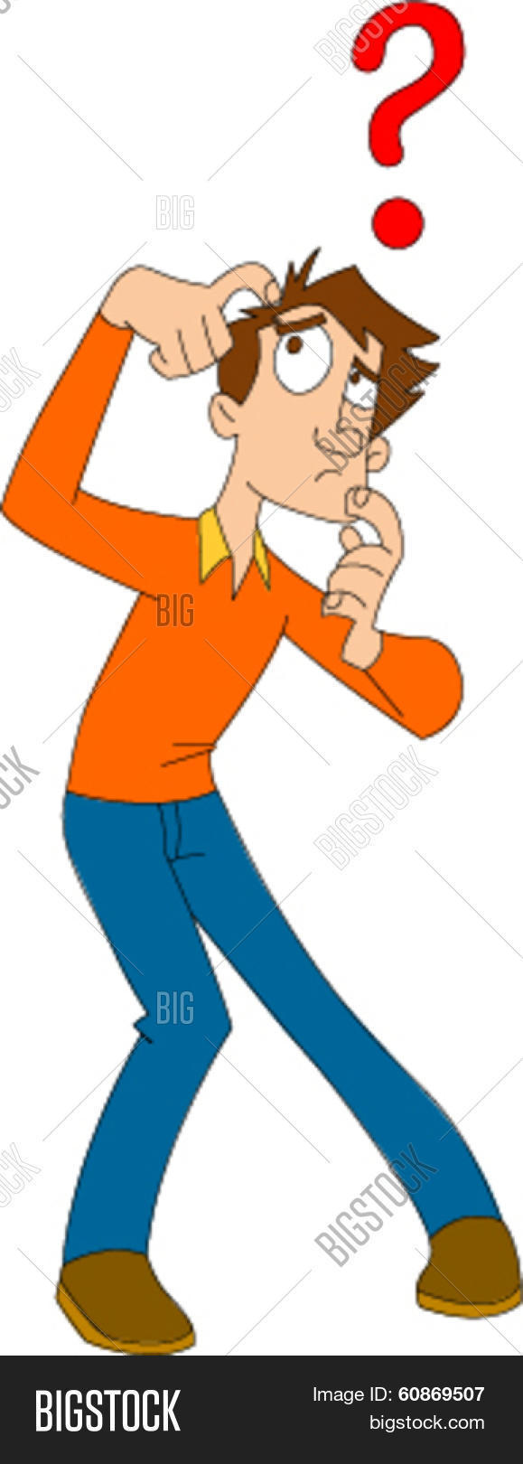 Man Scratching Head Vector & Photo (Free Trial) | Bigstock