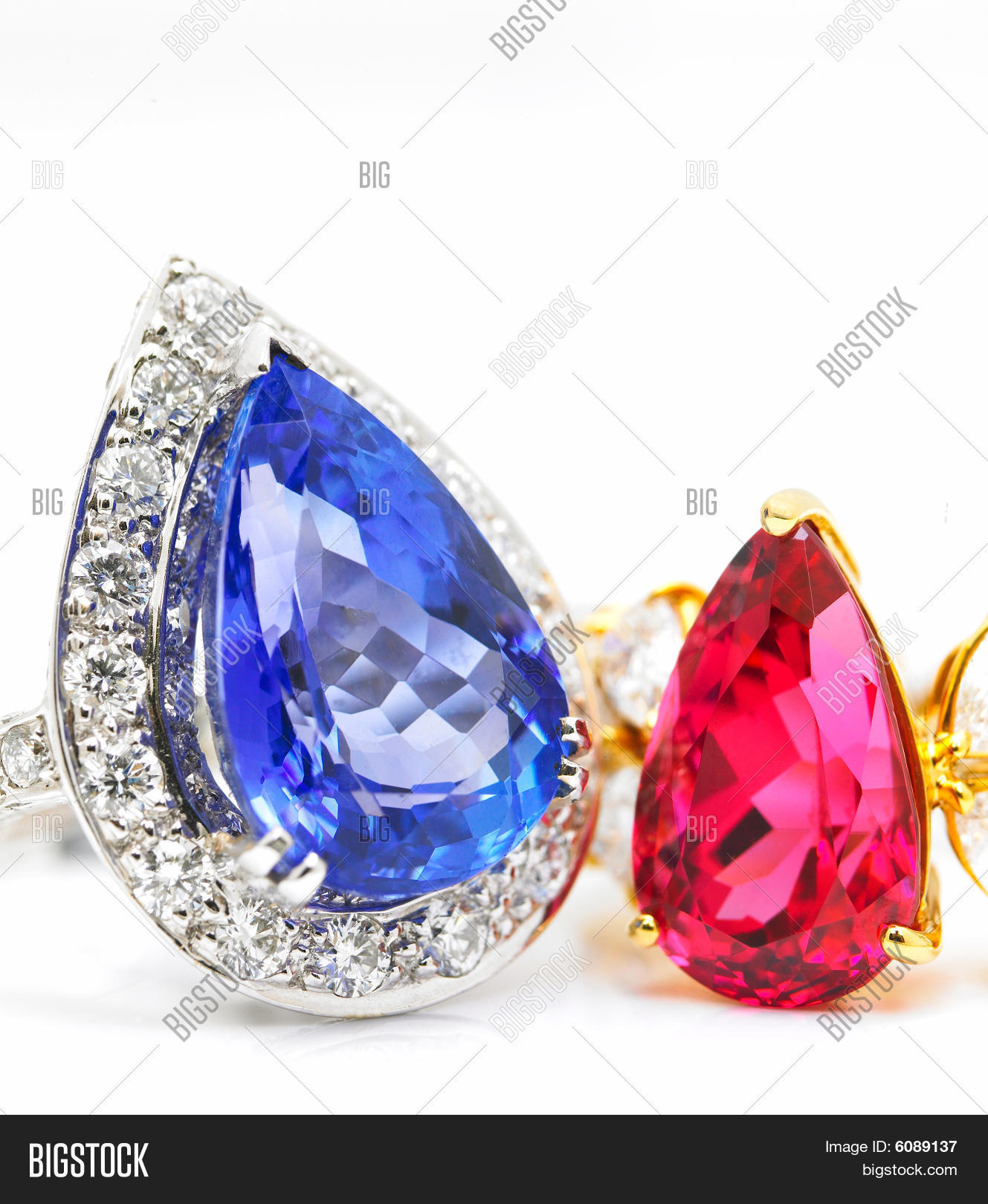 Sapphire Ruby Rings Image & Photo (Free Trial) | Bigstock