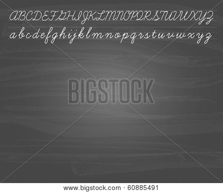 Chalkboard Cursive Vector & Photo (Free Trial) | Bigstock