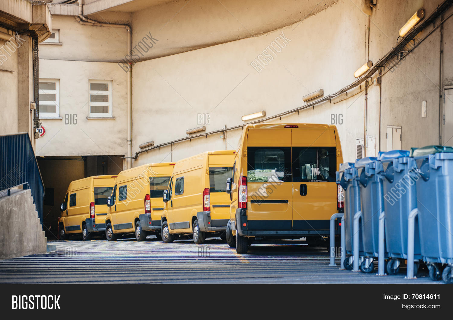 Yellow Delivery Vans Image & Photo (Free Trial) | Bigstock