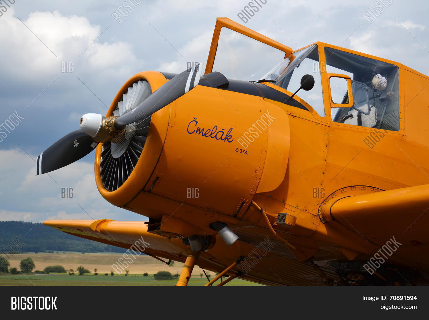 Zlin Z-37 Cmelak Image & Photo (Free Trial) | Bigstock