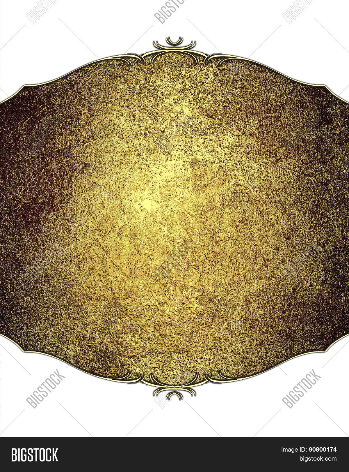 Metal Plate Isolated Image & Photo (Free Trial) | Bigstock