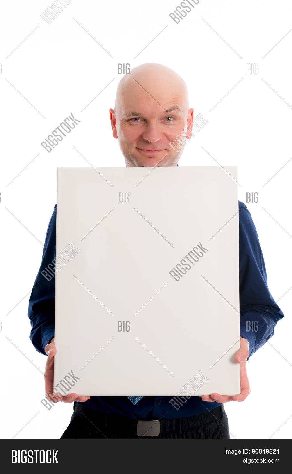 Man Bald Head Pointing Image & Photo (Free Trial) | Bigstock