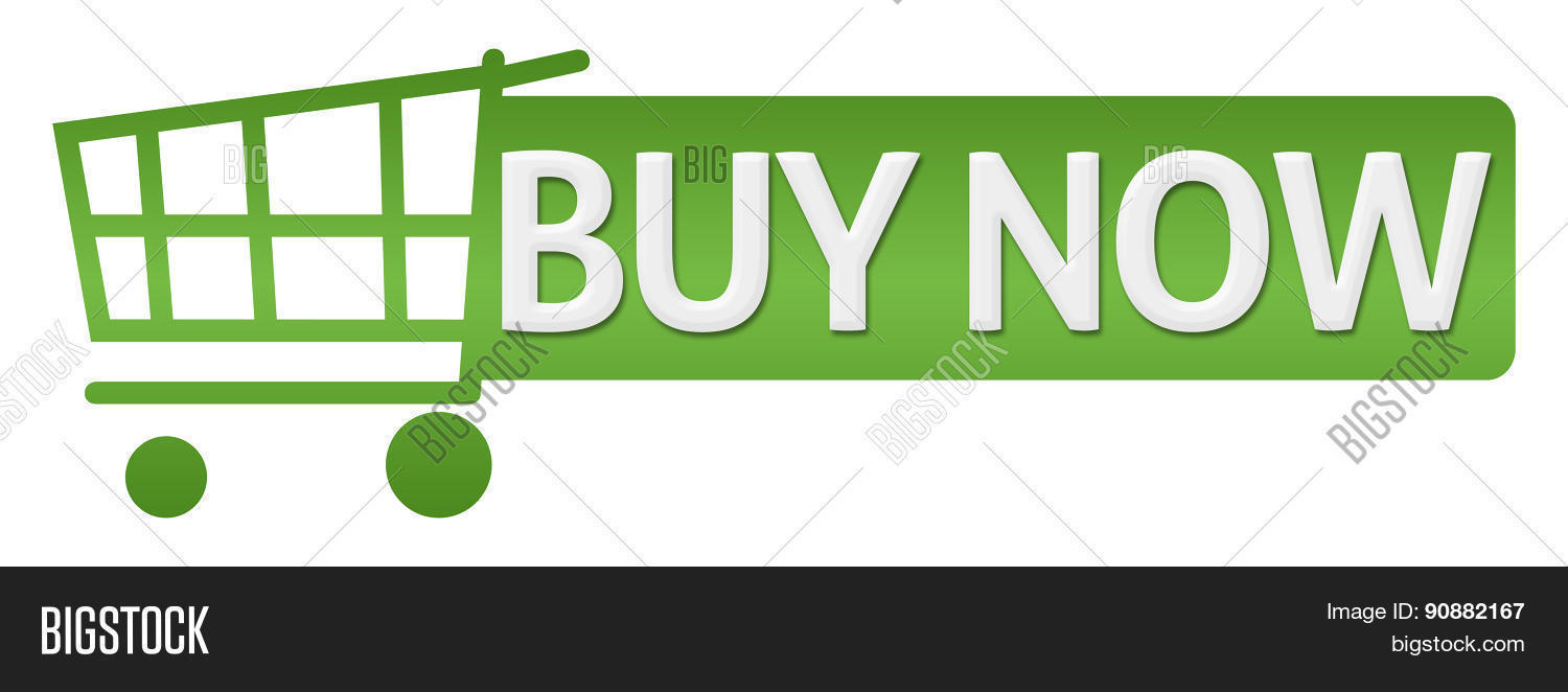 Buy Now Green Shopping Image & Photo (Free Trial) | Bigstock