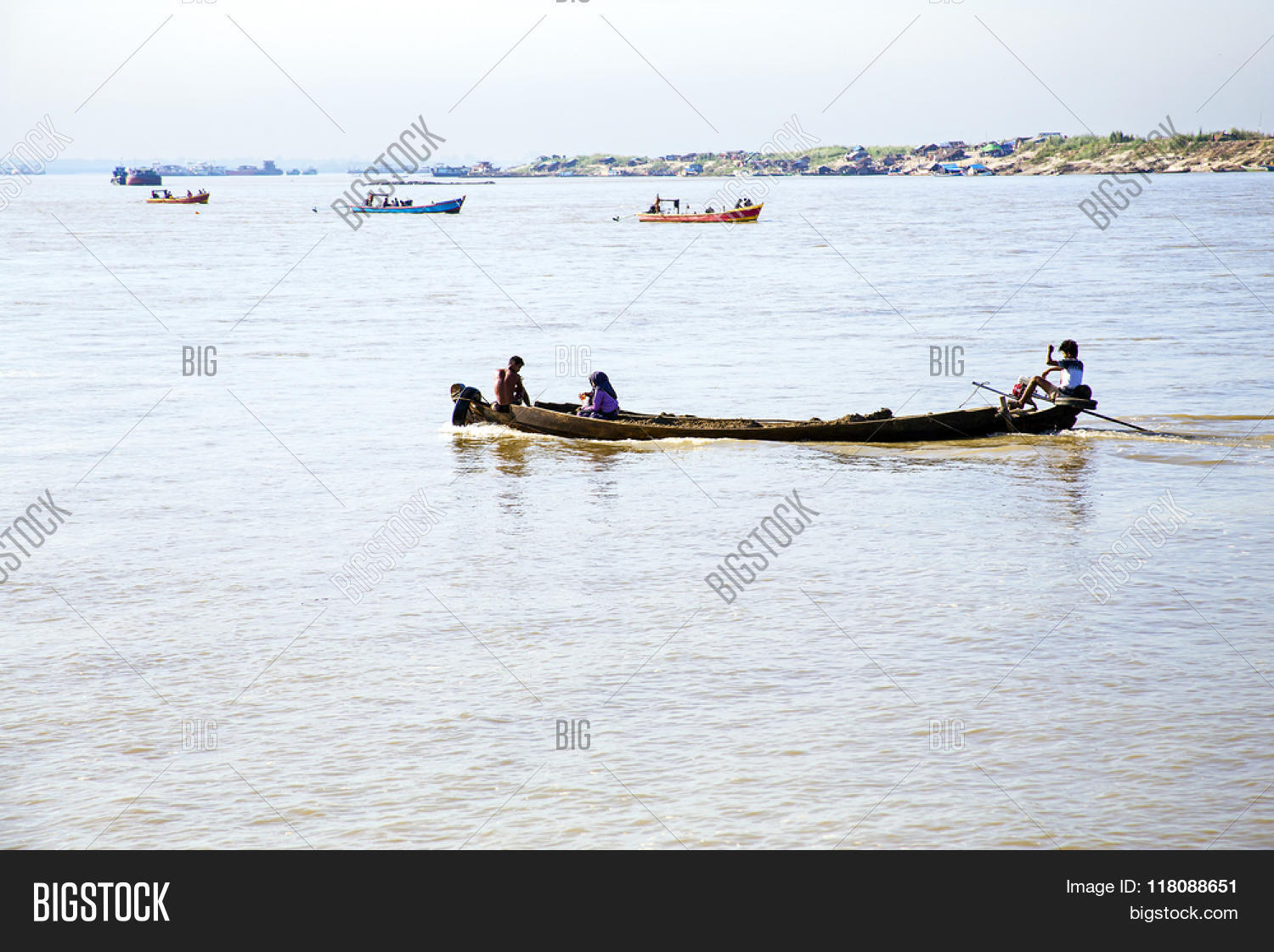 IRRAWADY RIVER, Image & Photo (Free Trial) | Bigstock