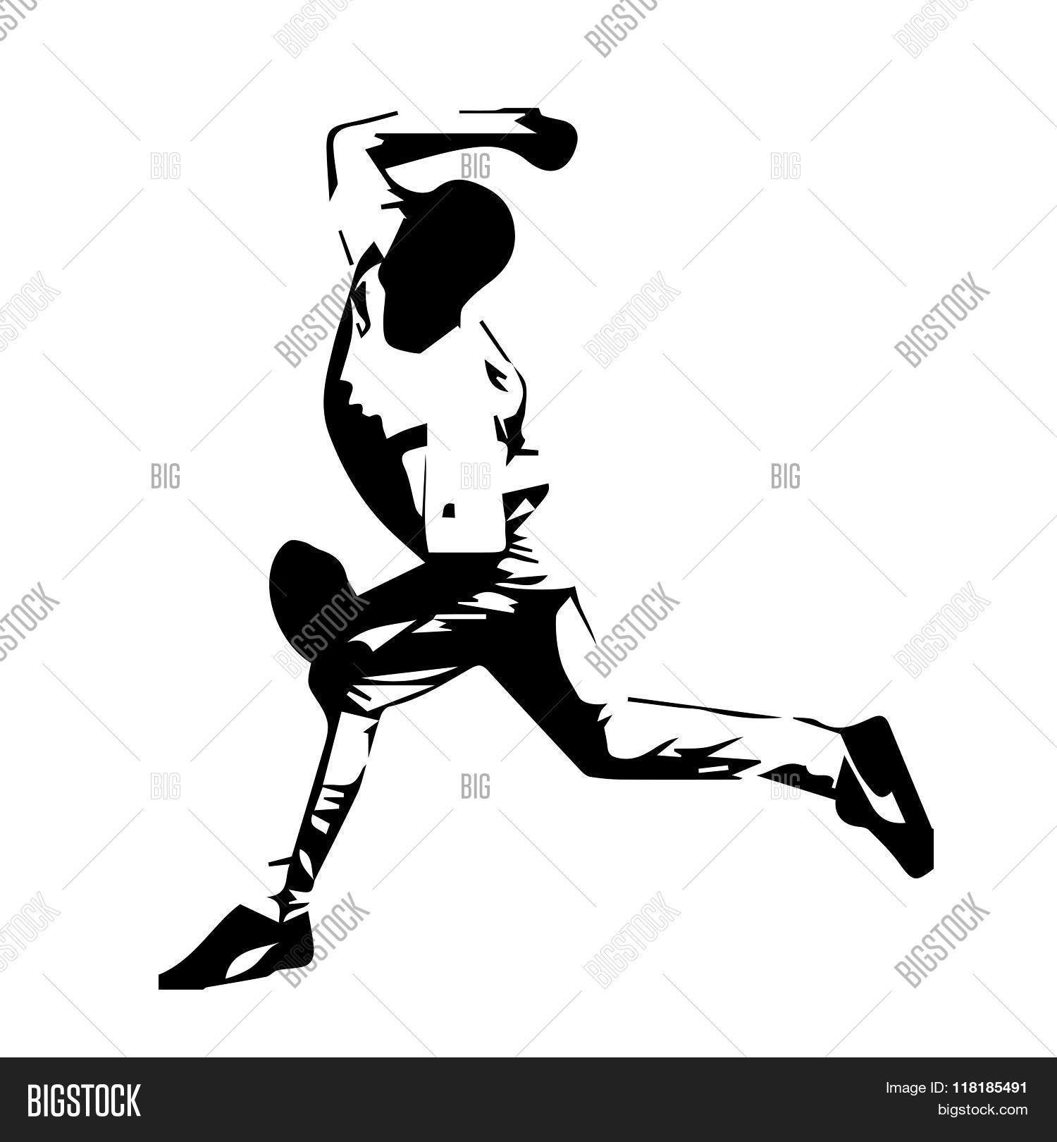 Baseball Pitcher. Vector & Photo (Free Trial) | Bigstock