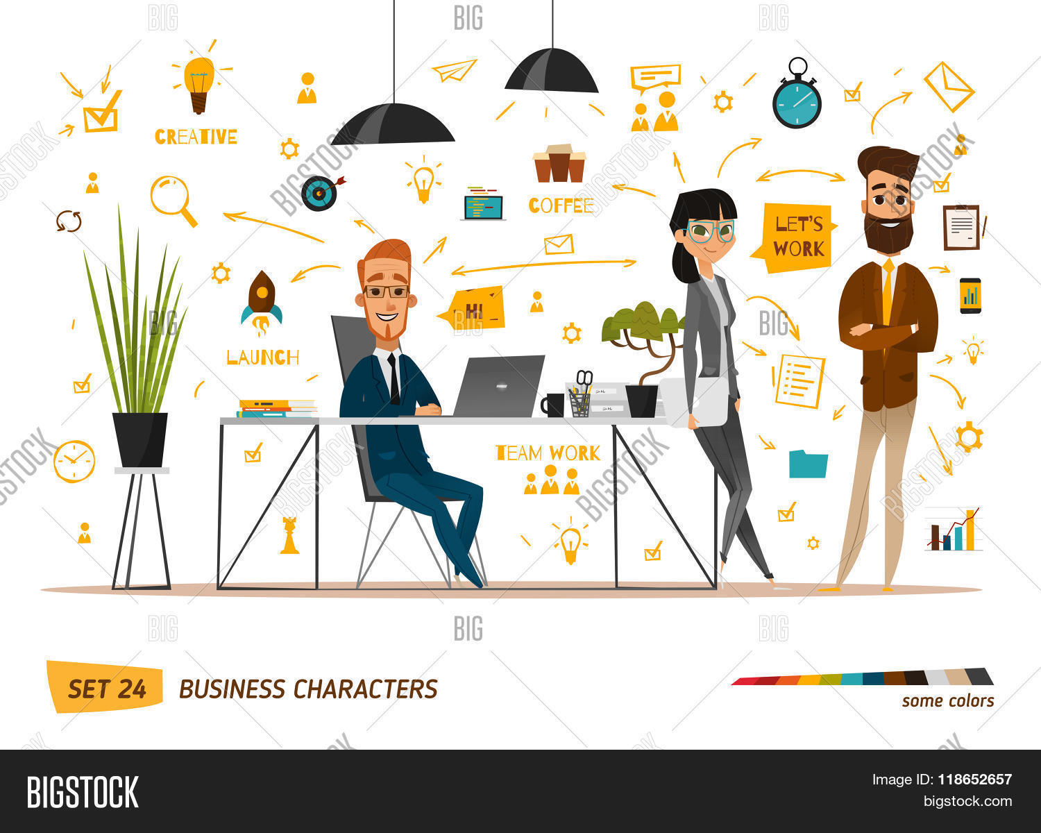 Business Characters Vector & Photo (Free Trial) | Bigstock