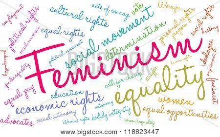 Feminism Word Cloud Vector & Photo (Free Trial) | Bigstock