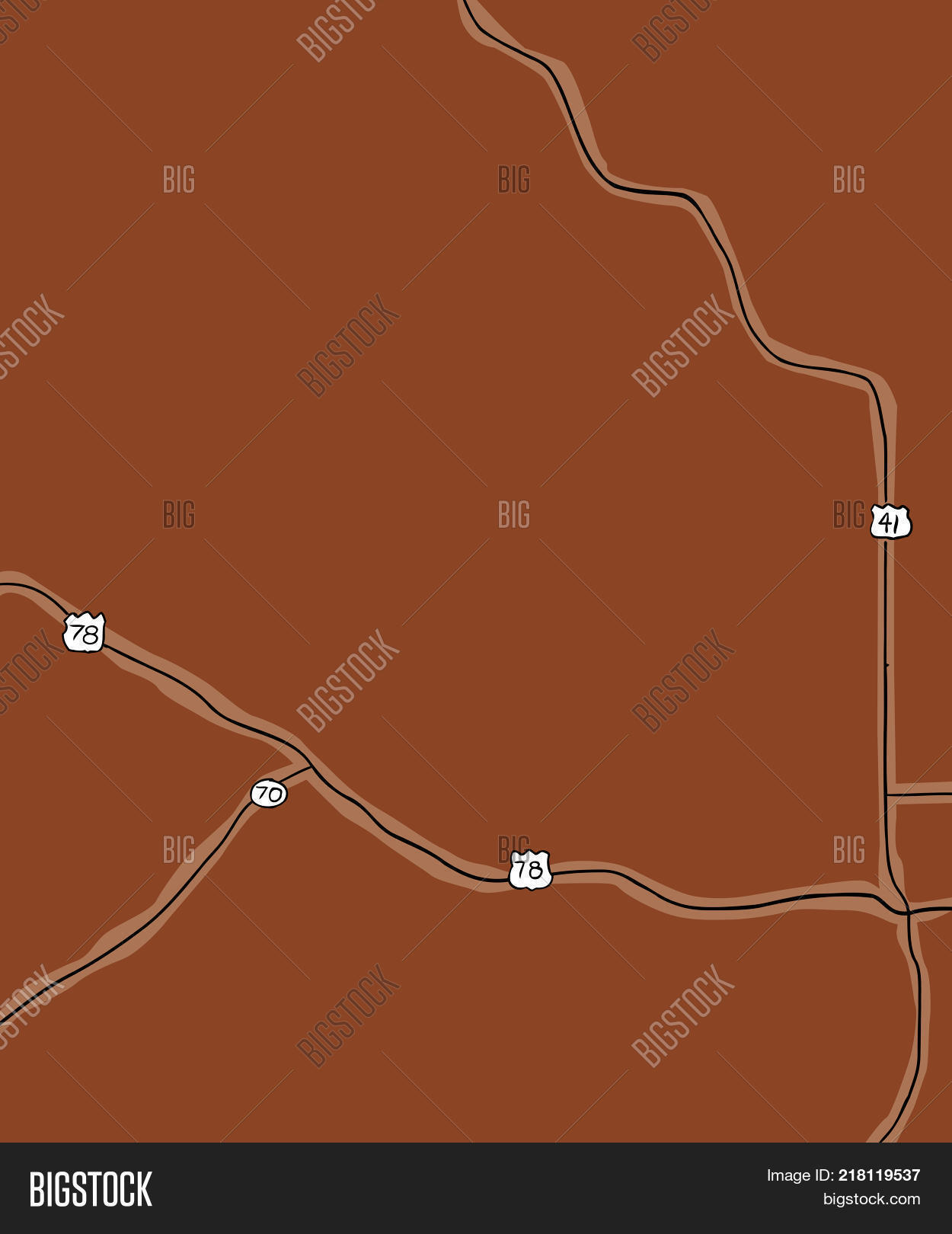 Outlined Map County Image & Photo (Free Trial) | Bigstock