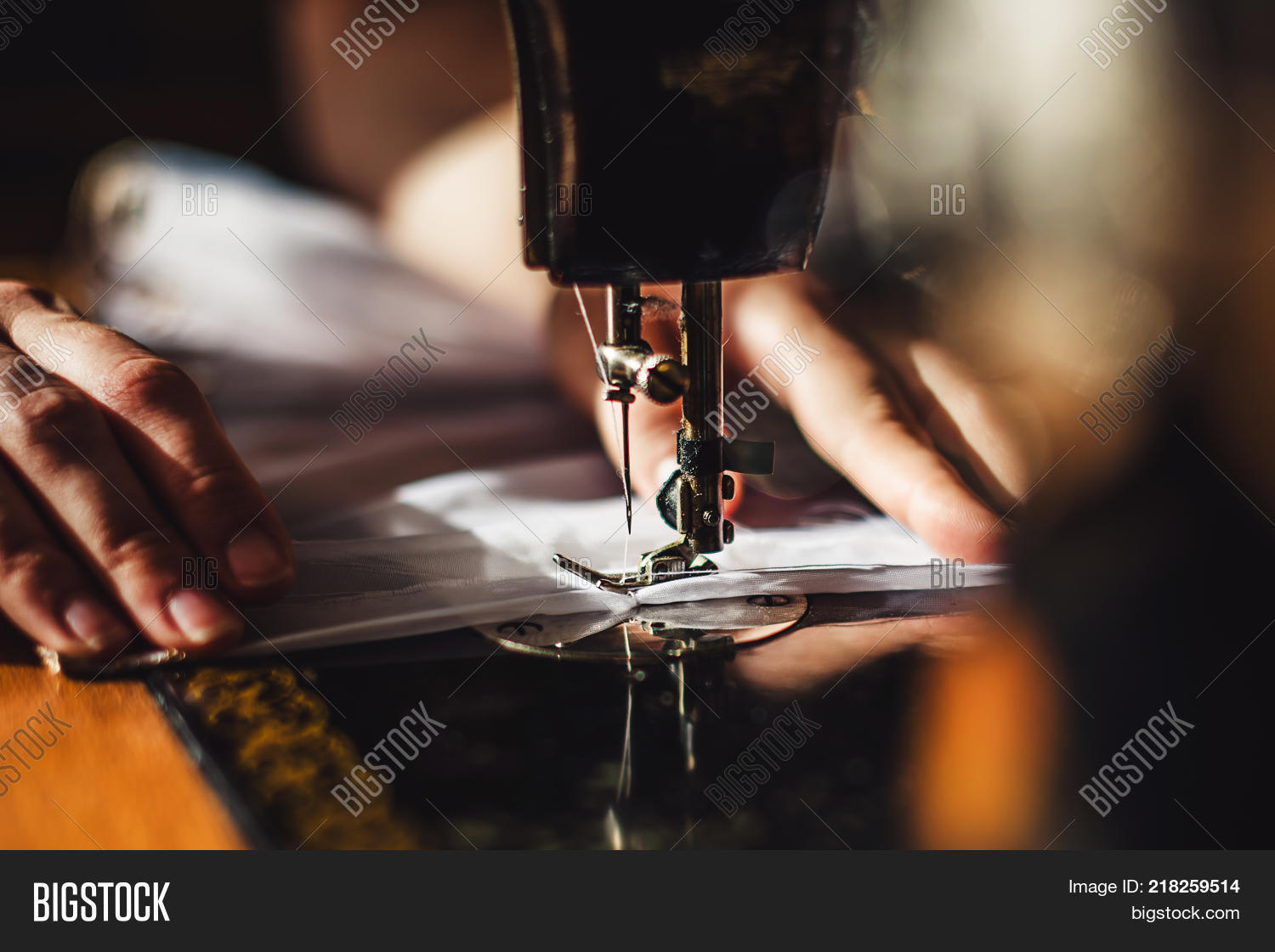 Sewing Machine Woman's Image & Photo (Free Trial) | Bigstock