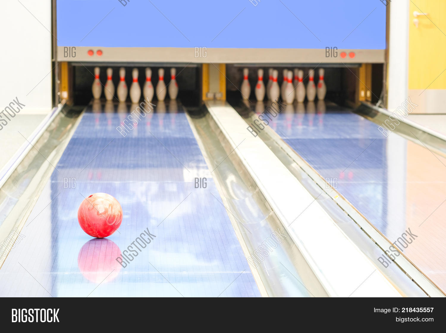 Bowling Line Close Image & Photo (Free Trial) | Bigstock