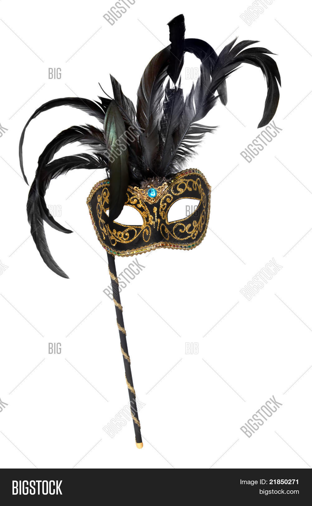 Venetian Mask Handle, Image & Photo (Free Trial) | Bigstock