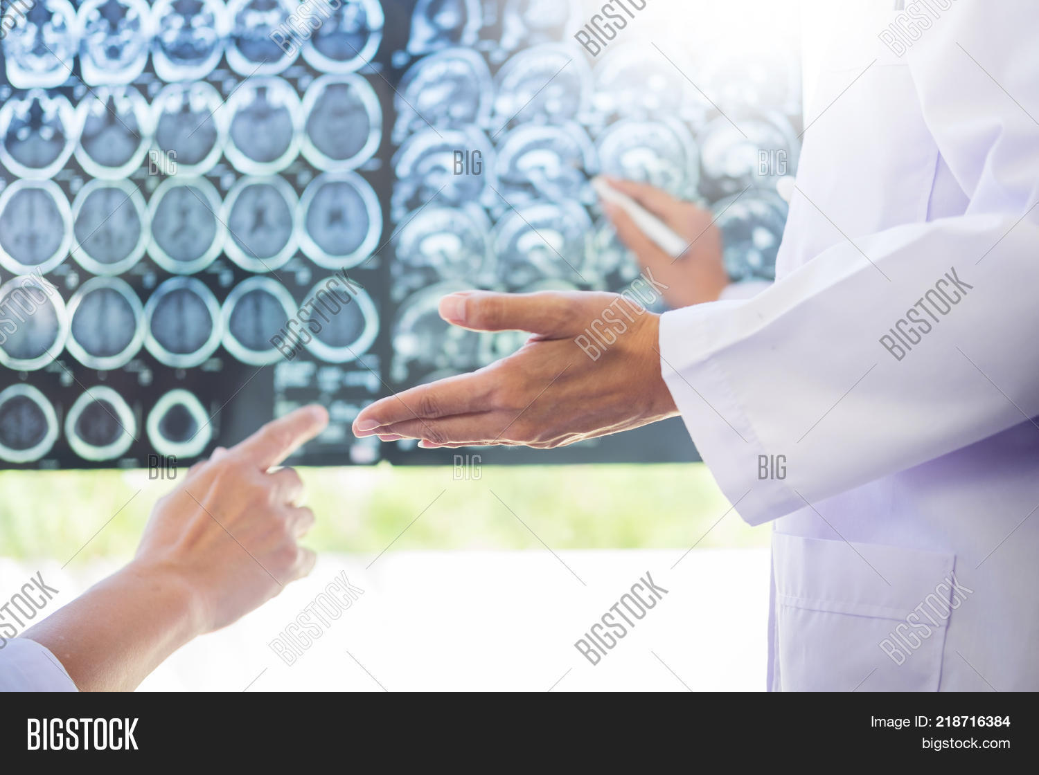 Two Doctors Analyzing Image & Photo (Free Trial) | Bigstock