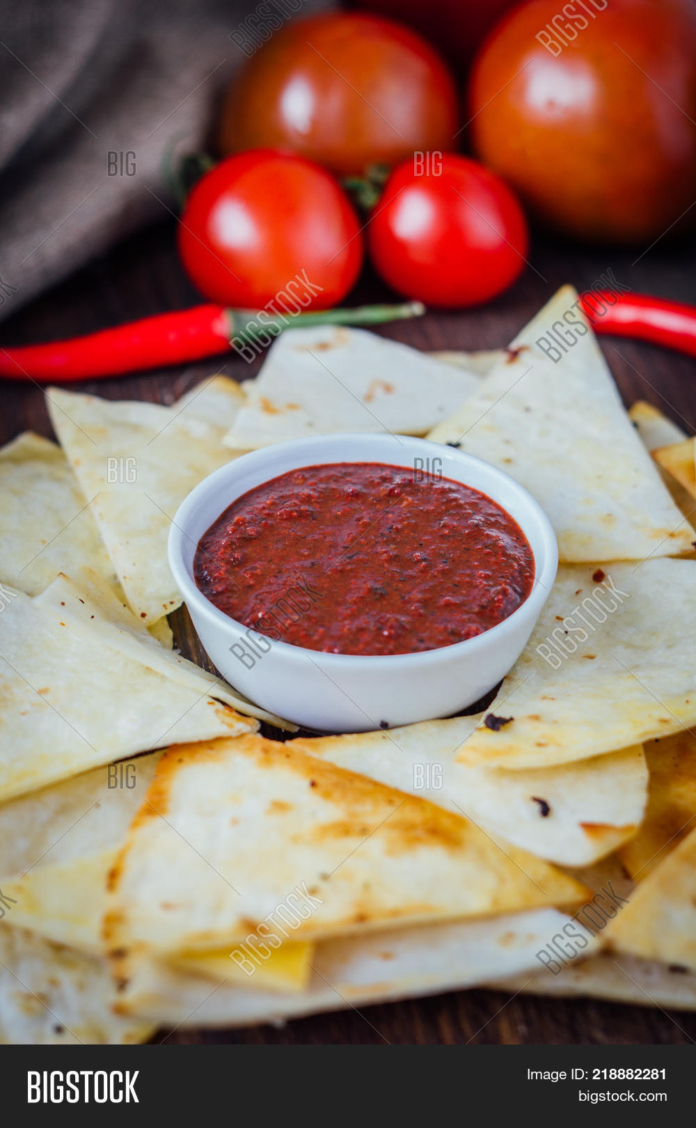 Hot Salsa Dip Over Hip Image & Photo (Free Trial) | Bigstock