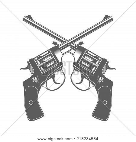 Crossed Pistols Images, Illustrations, Vectors - Crossed Pistols Stock ...