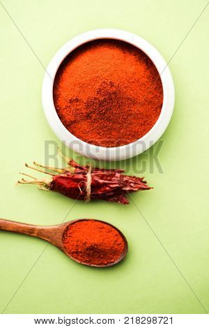 Red Chilly Powder Bowl Image & Photo (Free Trial) | Bigstock