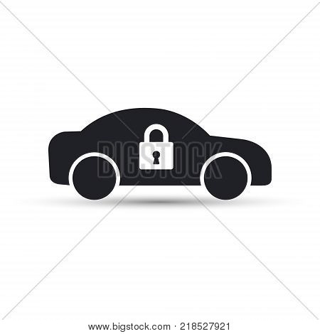 Car Lock Icon Vector Vector & Photo (Free Trial) | Bigstock