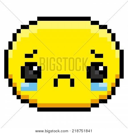 Vector Crying Face Vector & Photo (Free Trial) | Bigstock