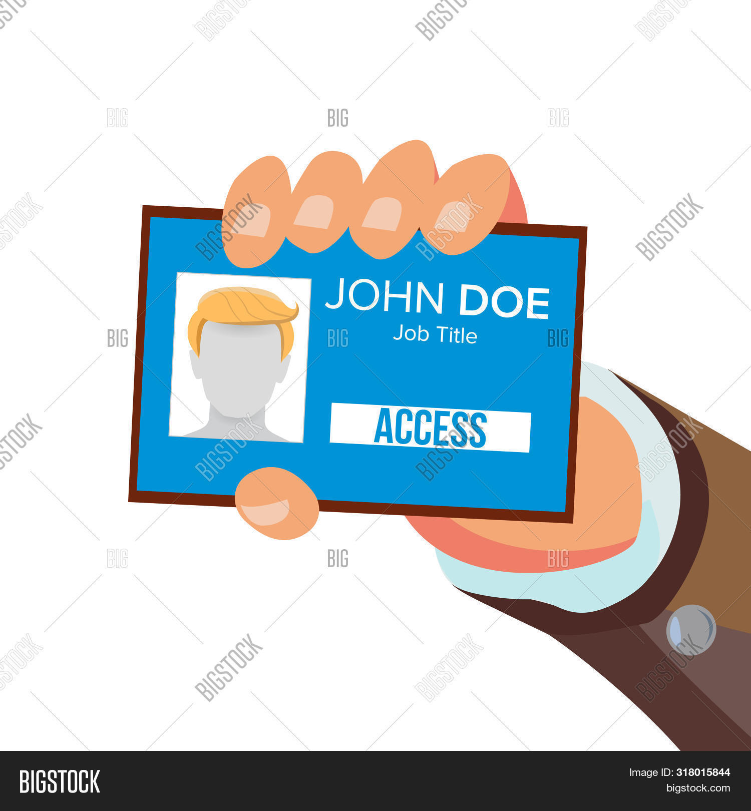 Hand Holding Id Card Image & Photo (Free Trial) | Bigstock