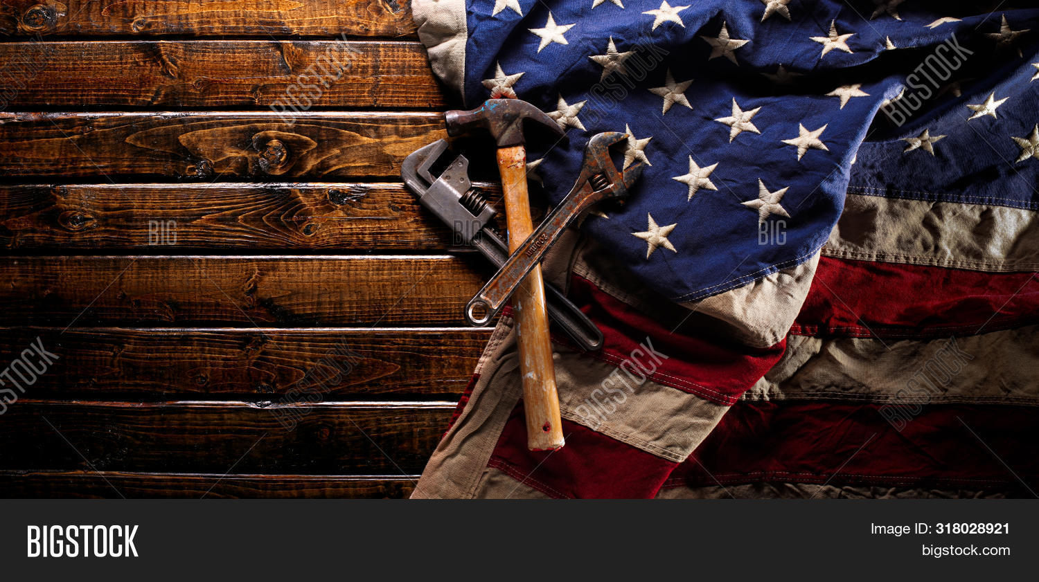 Old Worn Work Tools On Image & Photo (Free Trial) | Bigstock