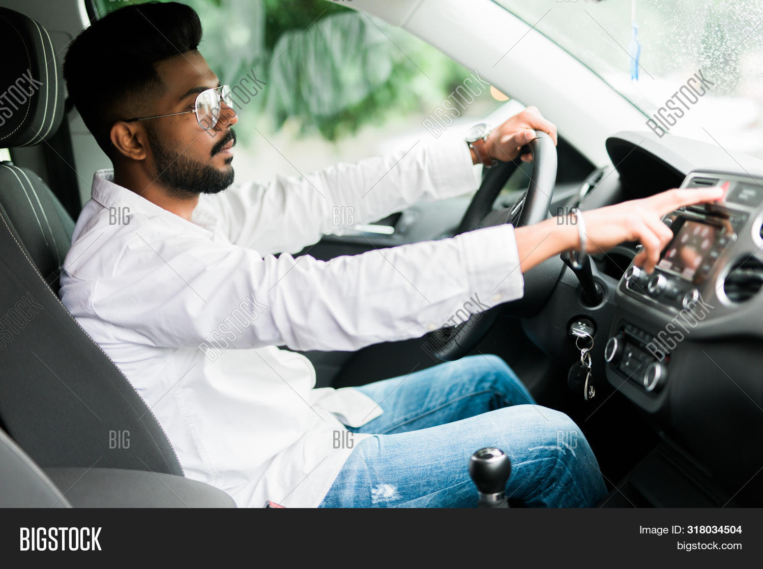 Presses Stop. Young Image & Photo (Free Trial) | Bigstock