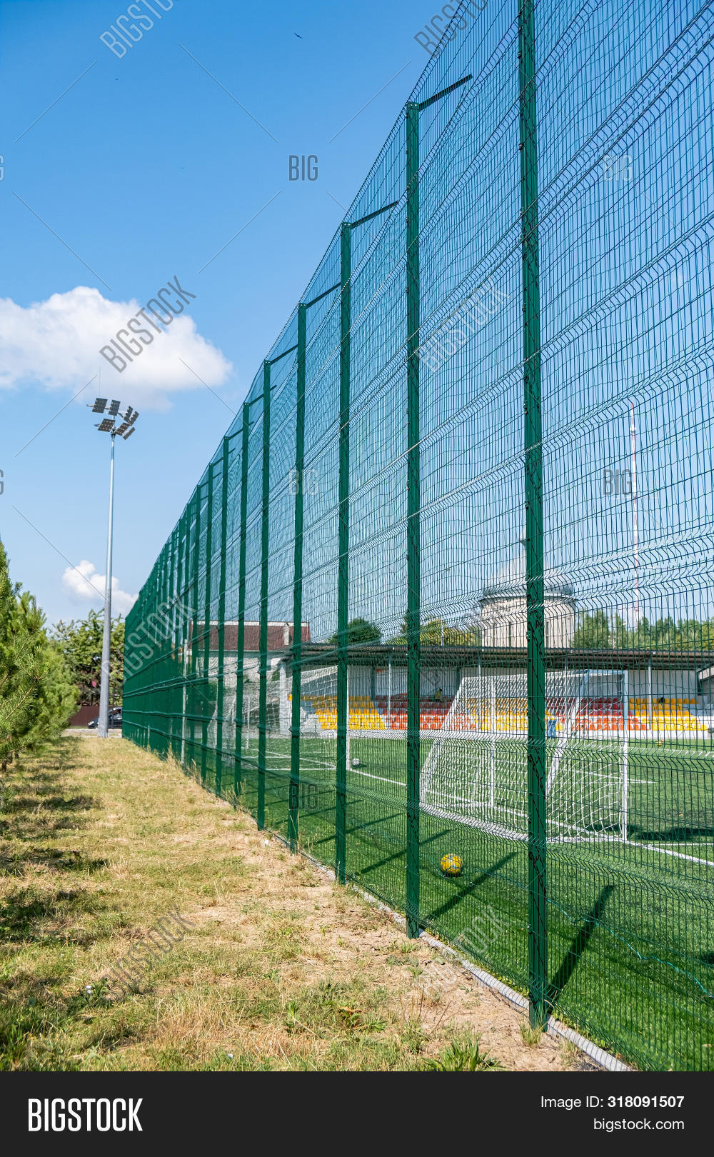 Steel Grating Fence Image & Photo (Free Trial) | Bigstock