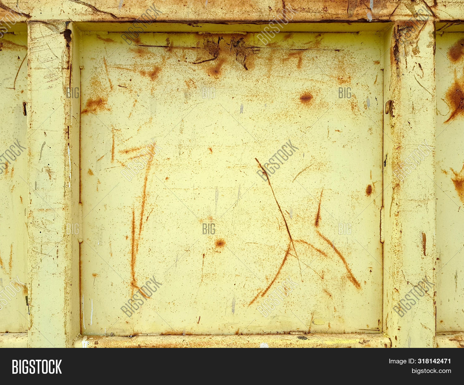 Old Rusty Yellow Image & Photo (Free Trial) | Bigstock