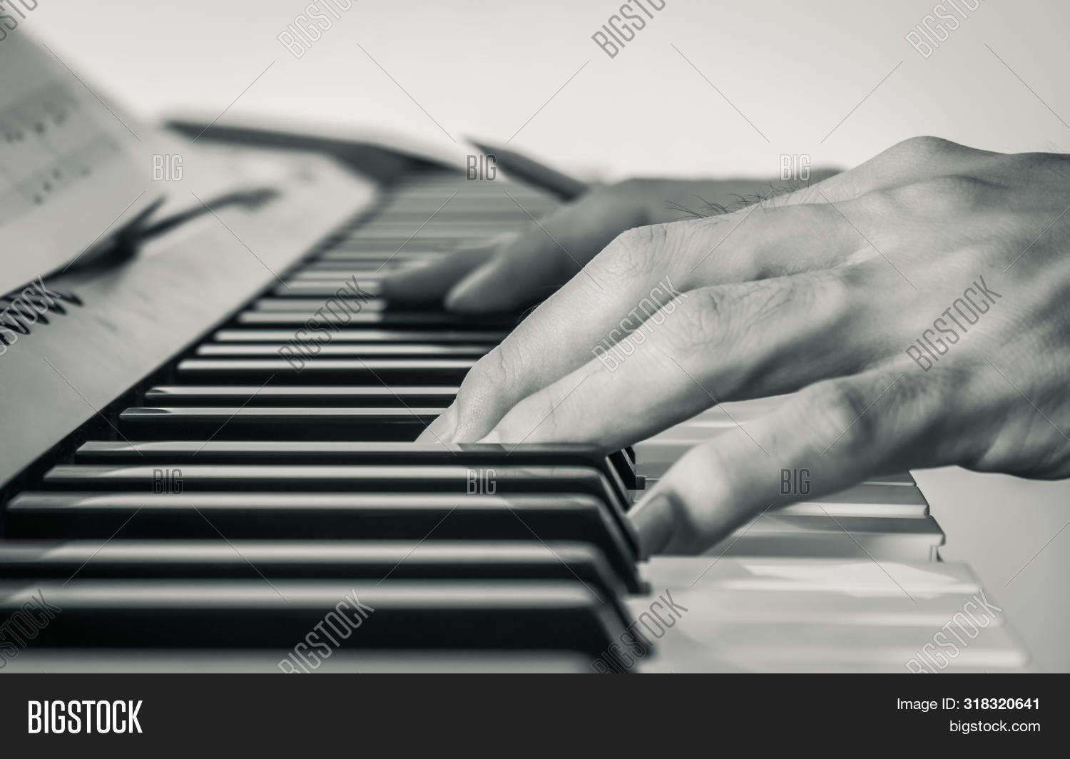 Hand Piano Player On Image & Photo (Free Trial) | Bigstock