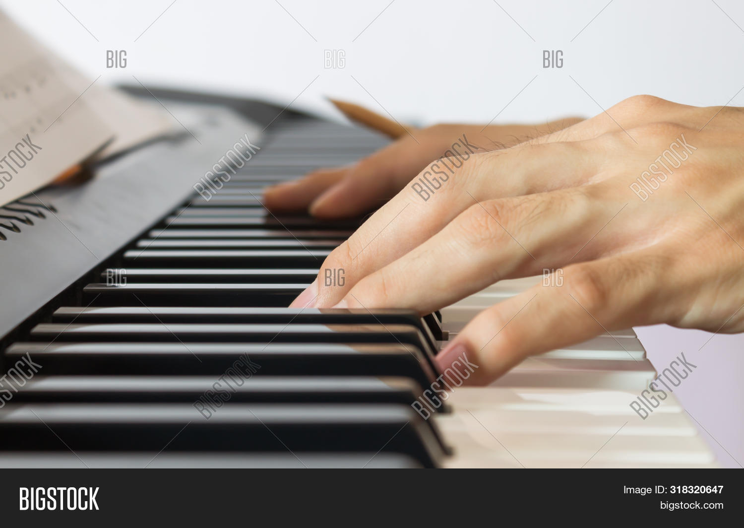 Hand Piano Player On Image & Photo (Free Trial) | Bigstock