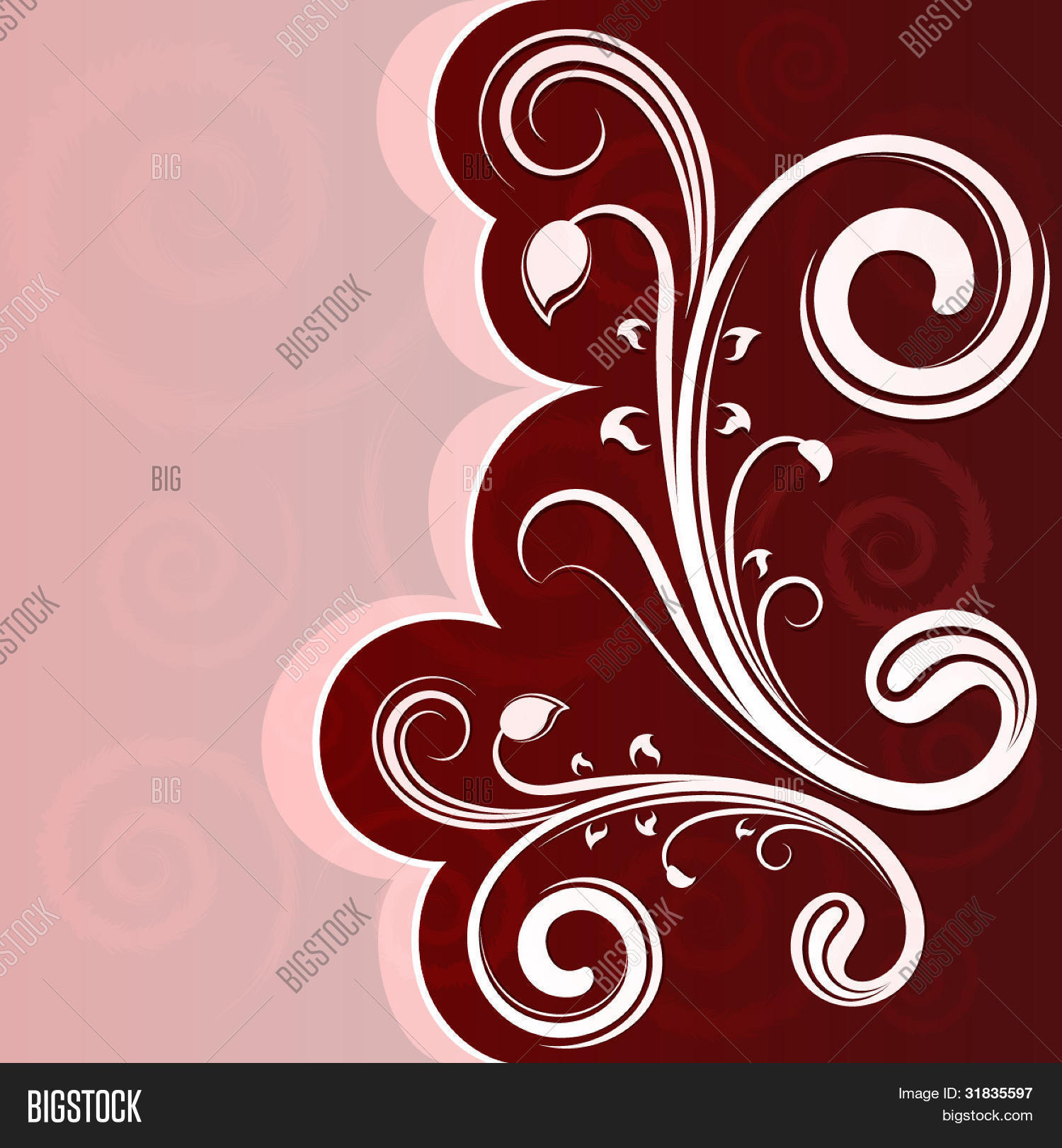 Curly Flower Shape Vector & Photo (Free Trial) | Bigstock