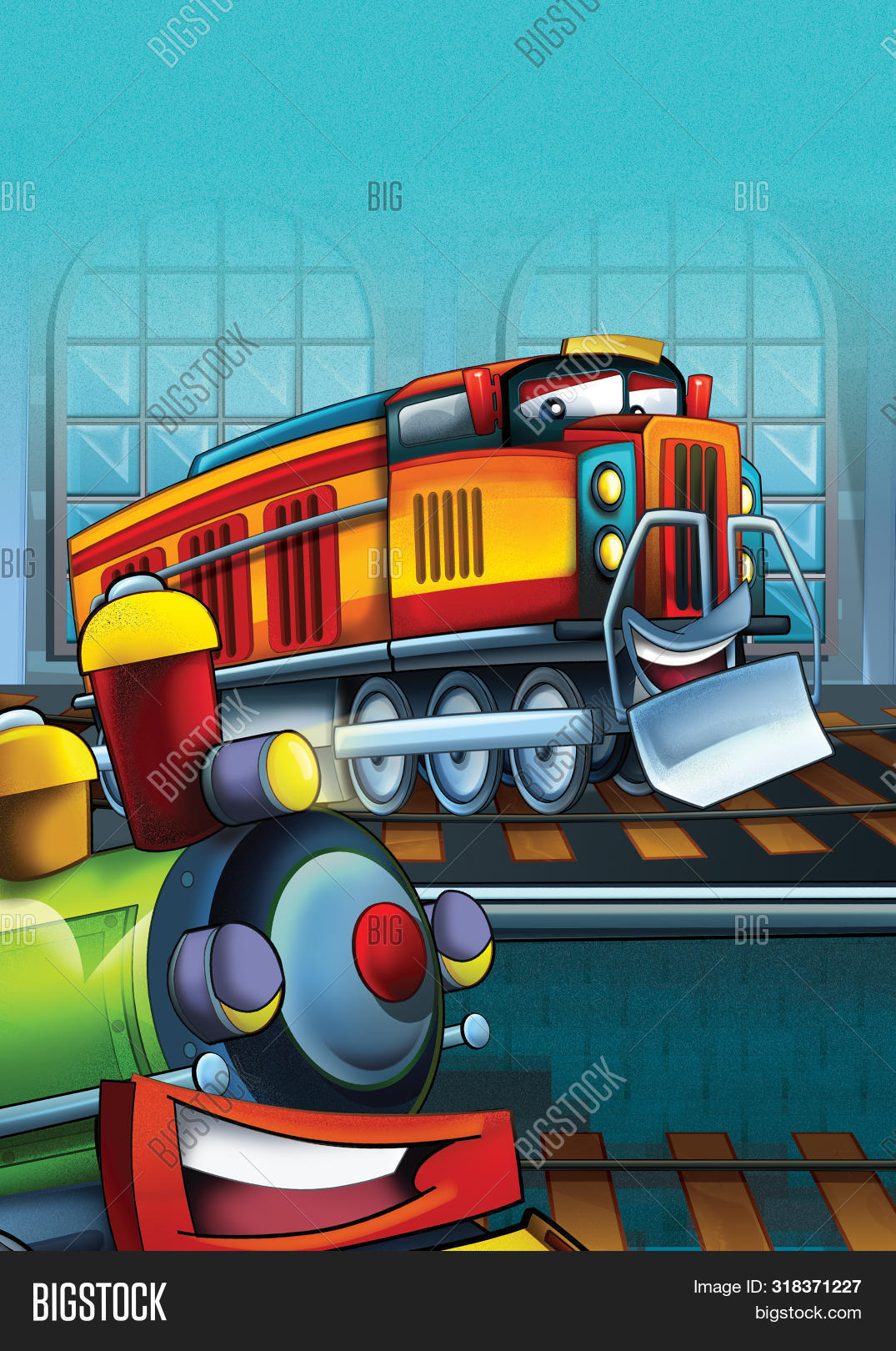 Cartoon Steam Old Image & Photo (Free Trial) | Bigstock