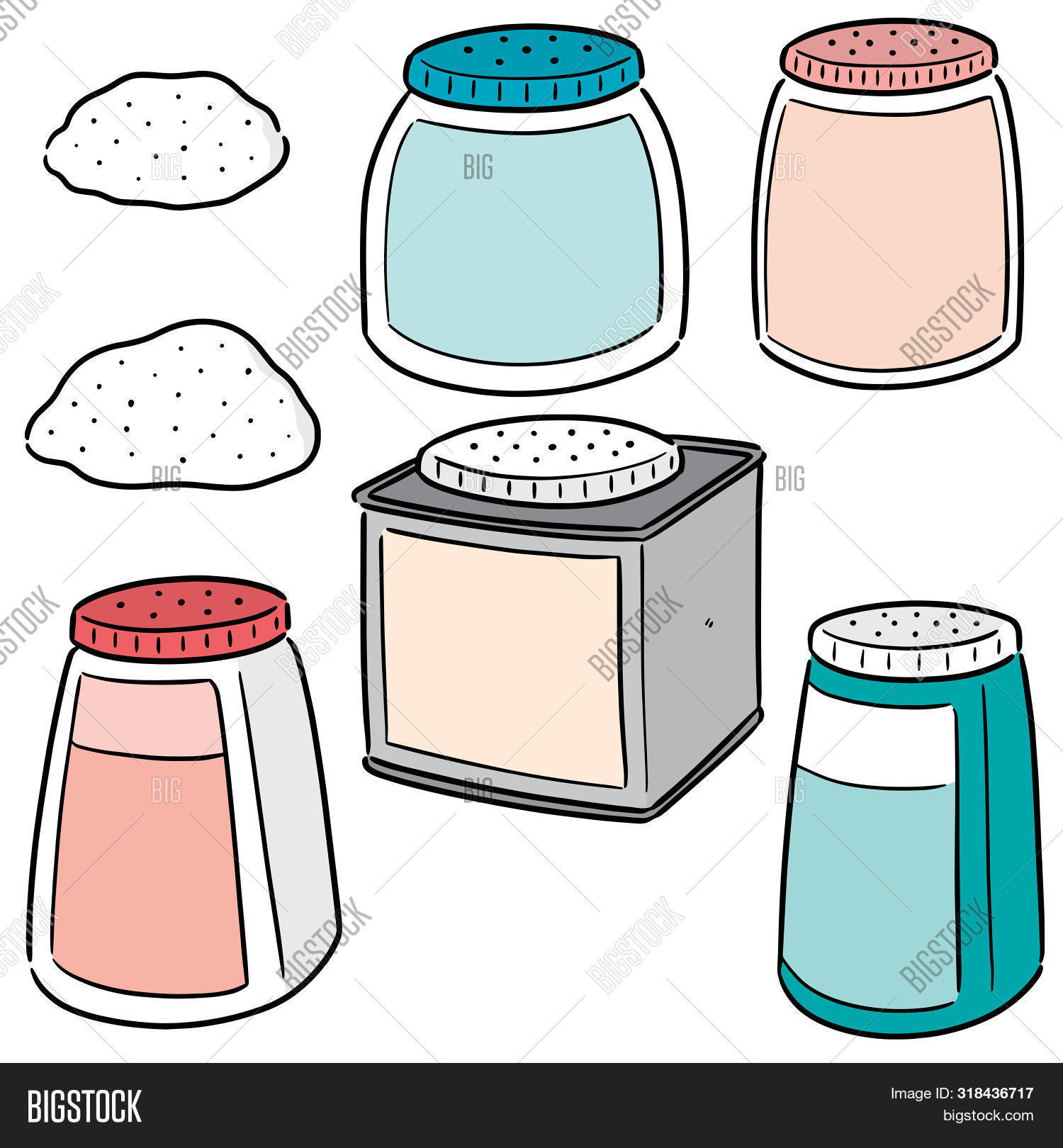 Vector Set Body Vector & Photo (Free Trial) | Bigstock