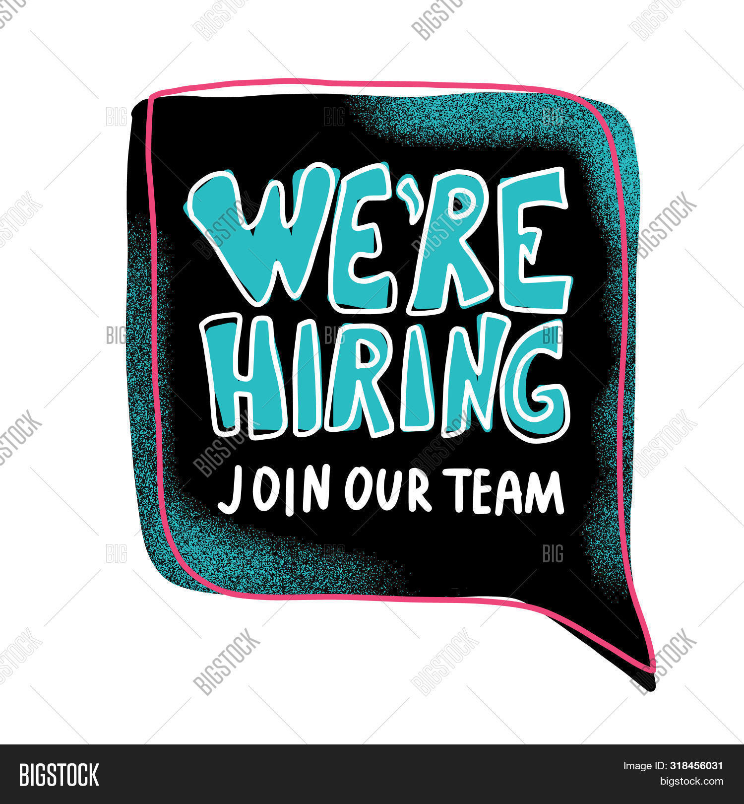 We Hiring Quote Bubble Image & Photo (Free Trial) | Bigstock