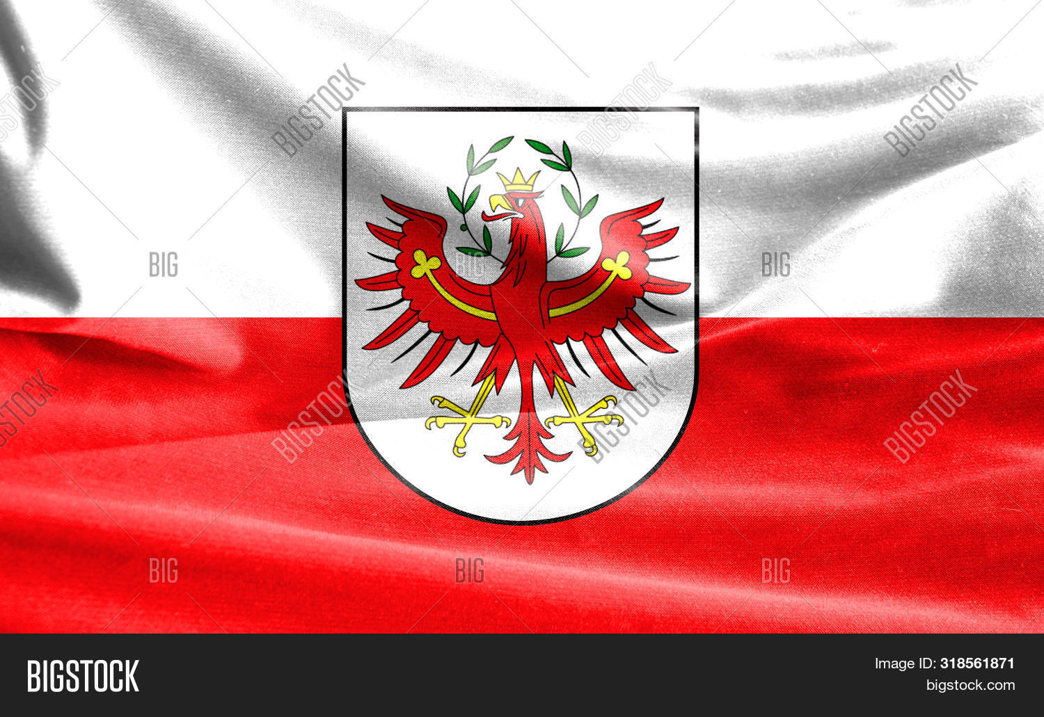 Realistic Flag Tyrol Image & Photo (Free Trial) | Bigstock