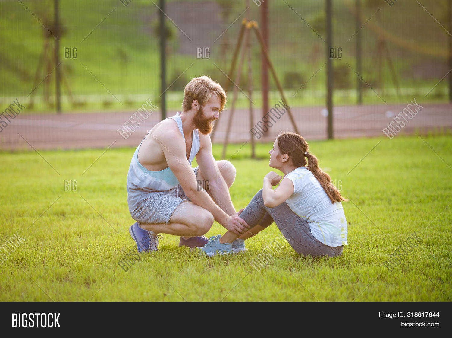 People Working Out Outside