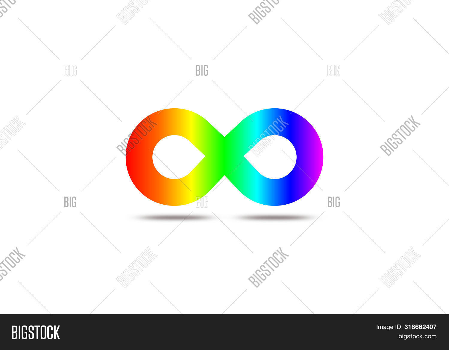 Rainbow Infinity Sign Image & Photo (Free Trial) | Bigstock