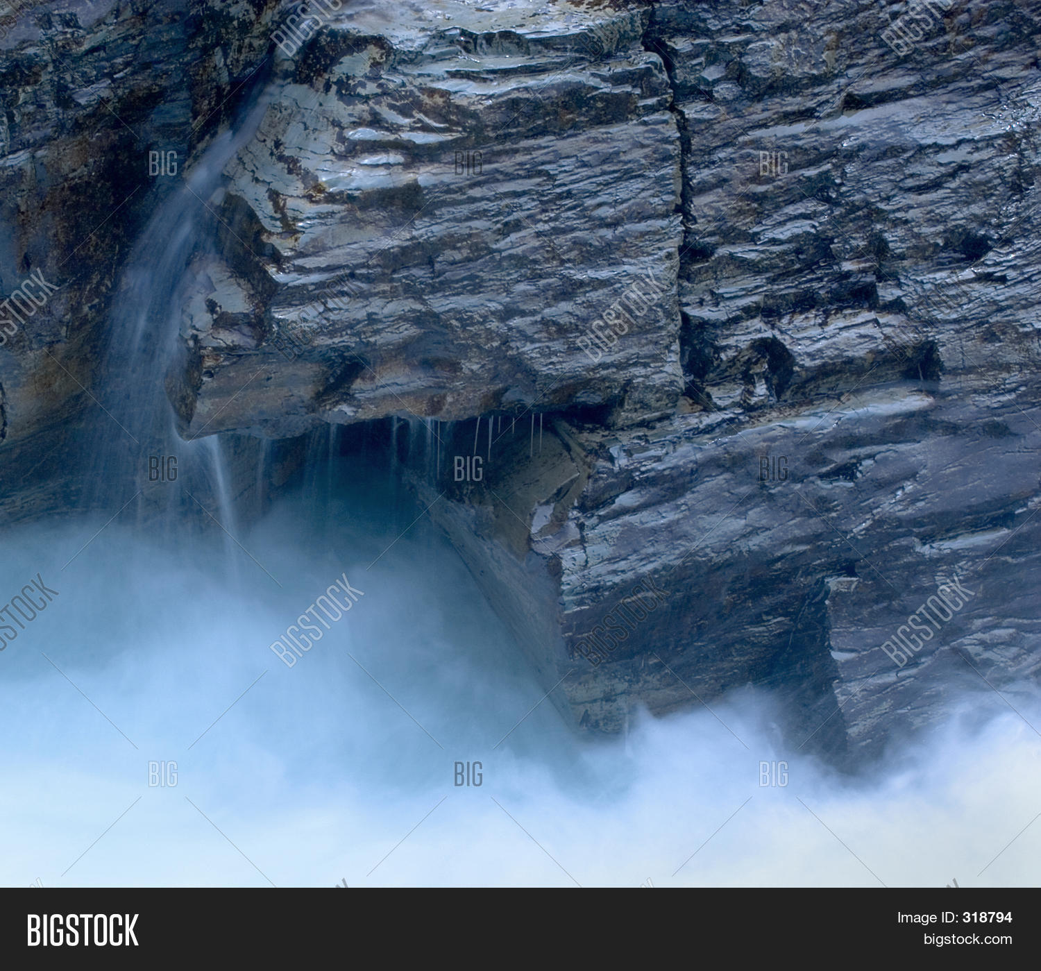 Waterfall Moonlight 2 Image & Photo (Free Trial) | Bigstock