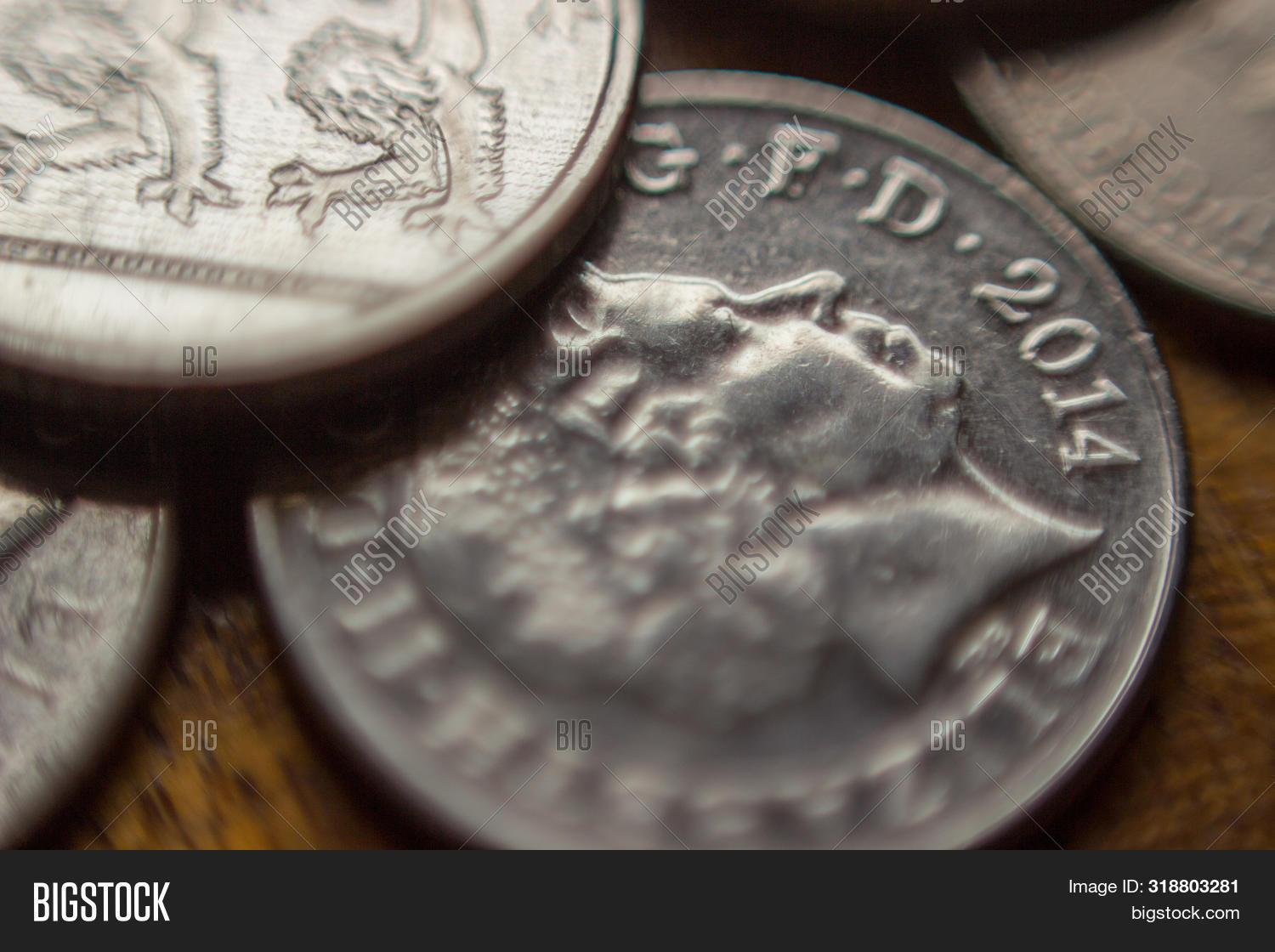 Stack British 10 Pence Image & Photo (Free Trial) | Bigstock