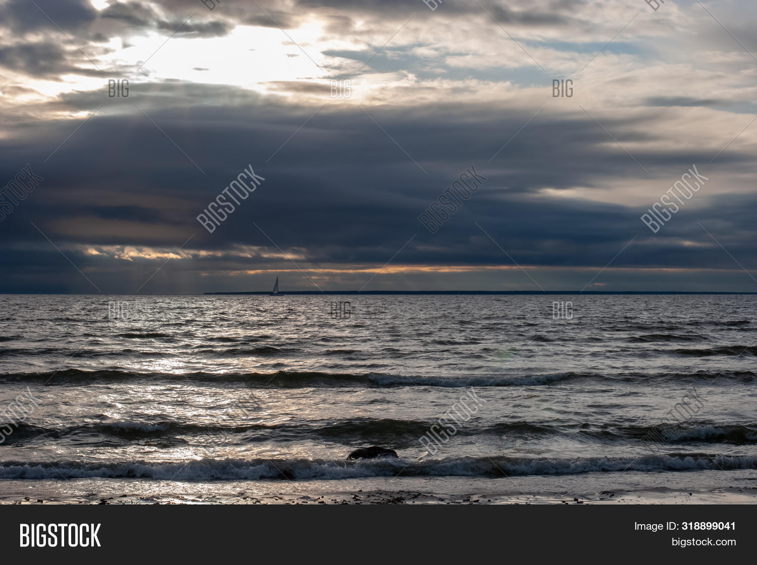 Bad Weather Sea Boat Image & Photo (Free Trial) | Bigstock