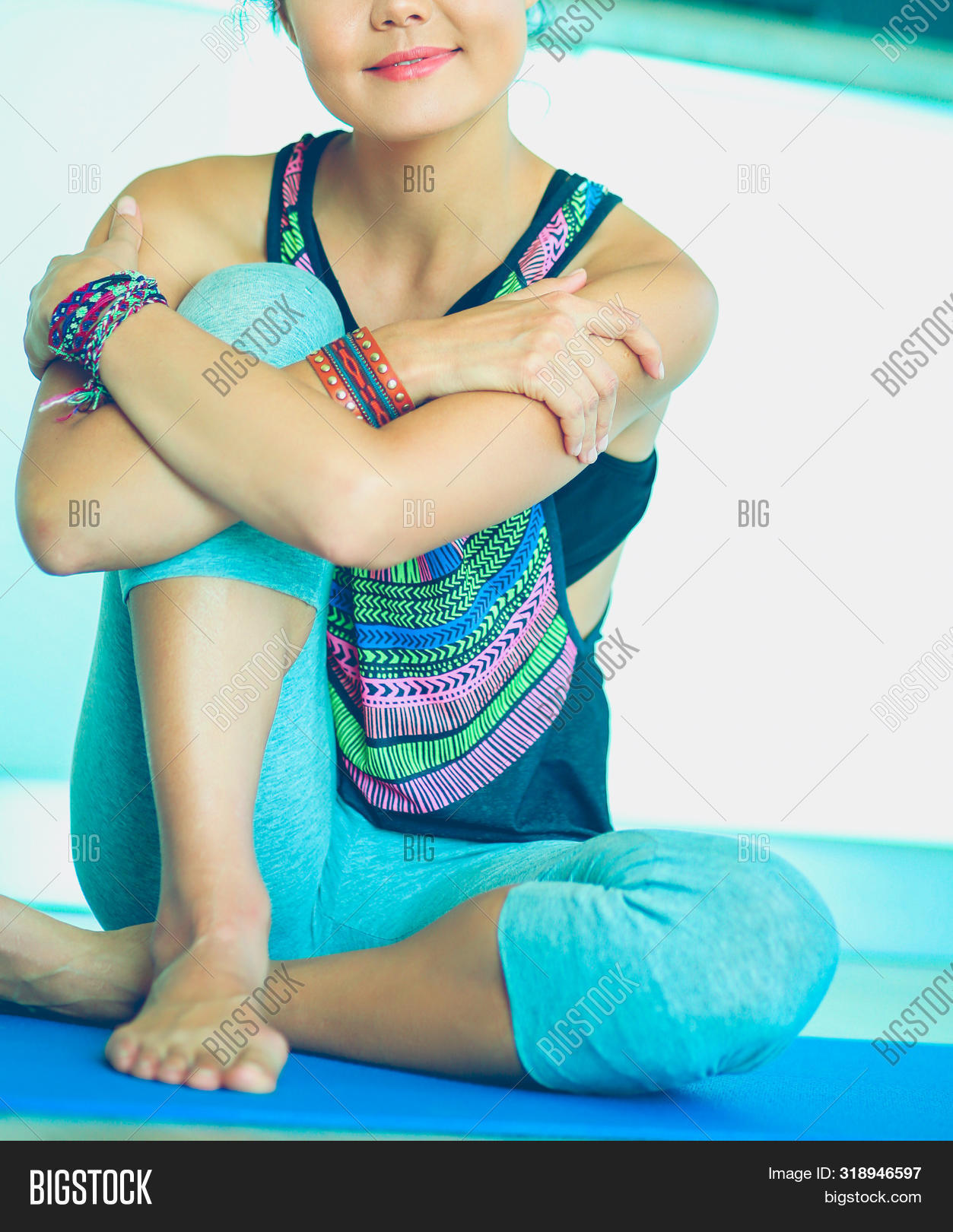 Portrait Smiling Yoga Image & Photo (Free Trial) | Bigstock